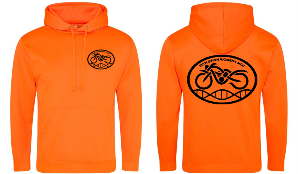 Fluorescent Orange Hoody Evolution Wmcc